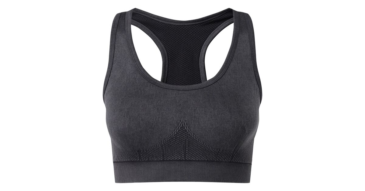 TriDri® seamless '3D fit' multi-sport denim look bra | Brand Identity