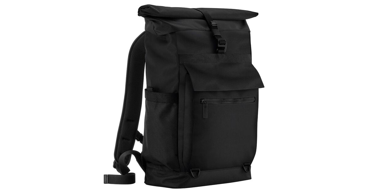 Quadra Axis roll-top backpack | Brand Identity