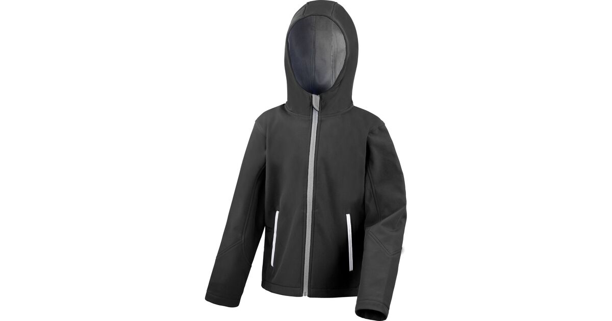 Result Core Core junior TX performance hooded softshell jacket | Brand Identity