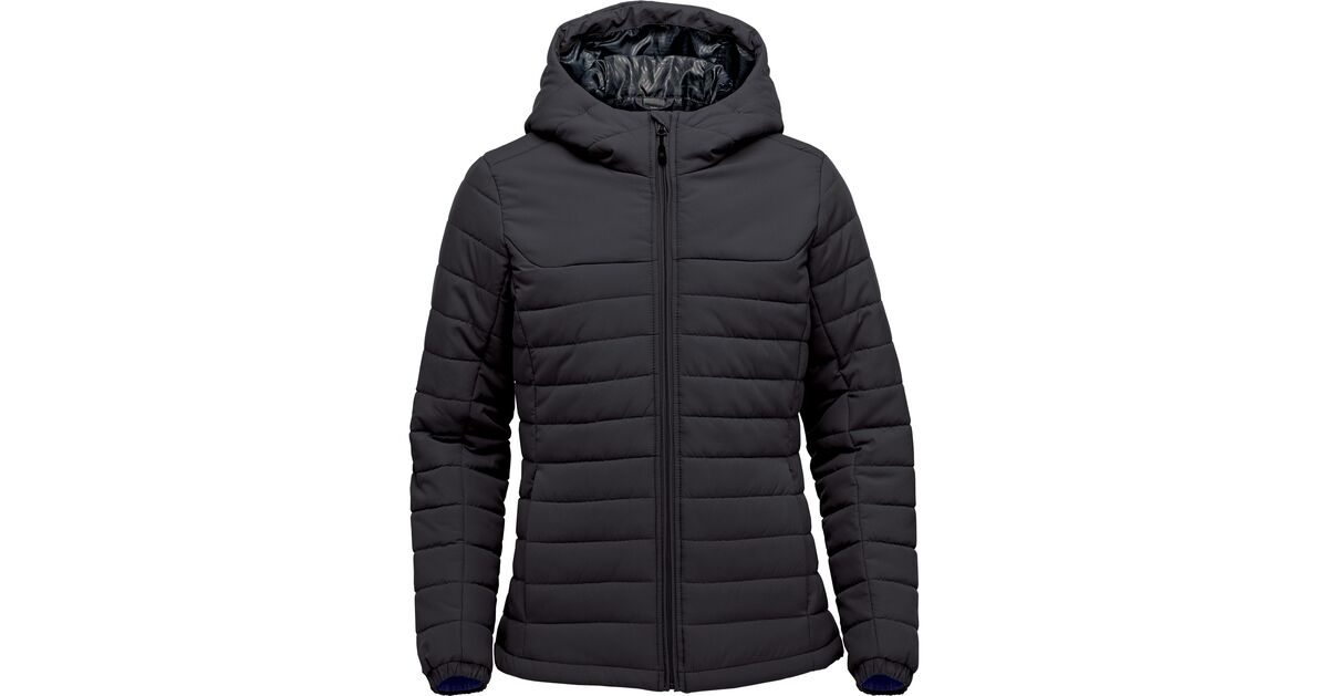 Stormtech Women's Nautilus quilted hooded jacket | Brand Identity