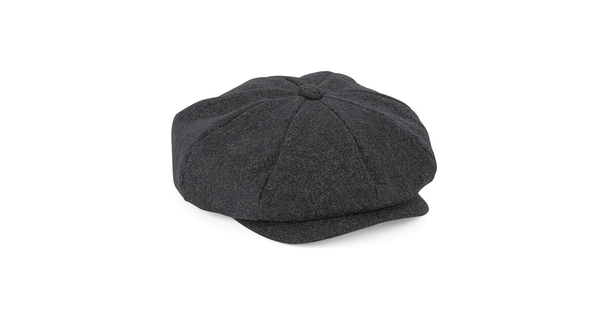 Beechfield Melton wool baker boy cap | Brand Identity